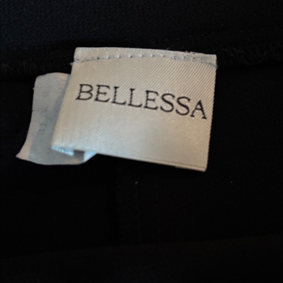 Bellessa | Skirts | Bellessa Black Maxi Skirt Scalloped Sheer Front ...